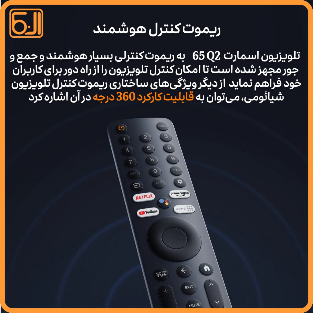 تلویزیون 65 اینچ شیائومی MI TV Q2 65 - الف کالا